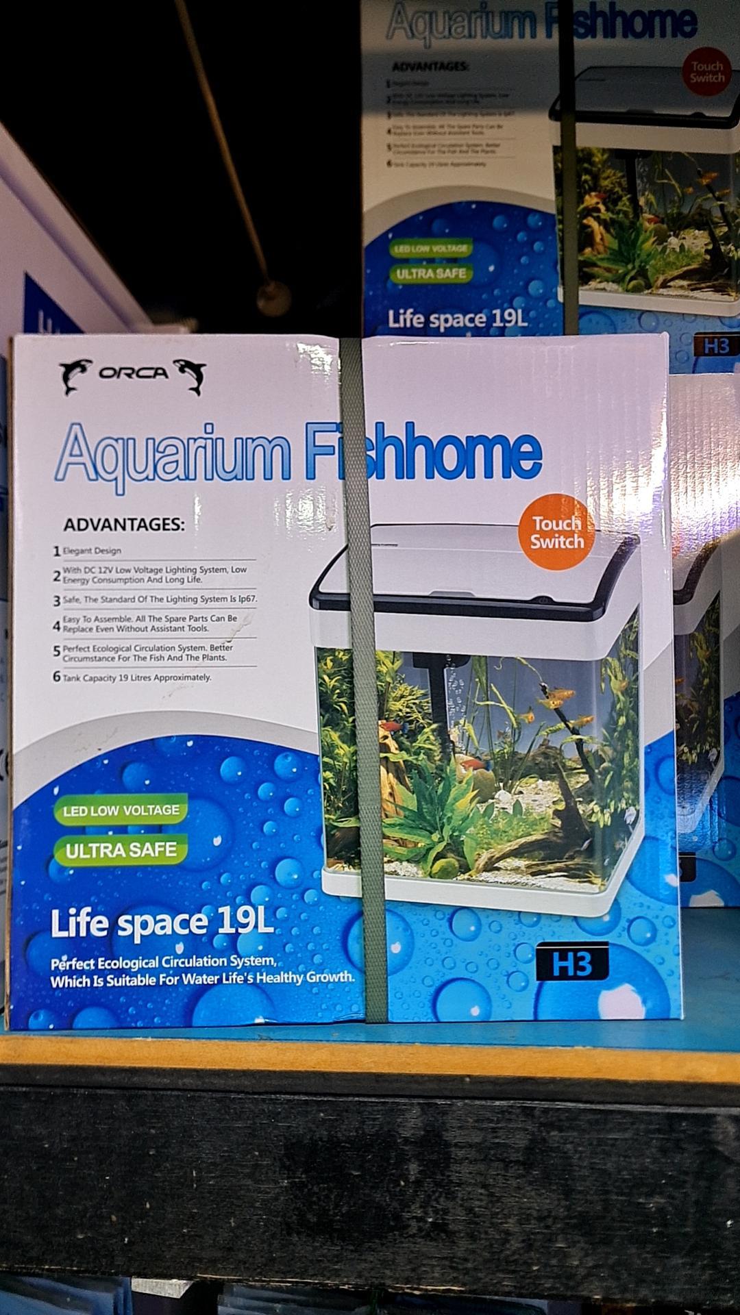 Orca Aquarium Fishhome Life Space H3 19L — Sydney City Aquarium