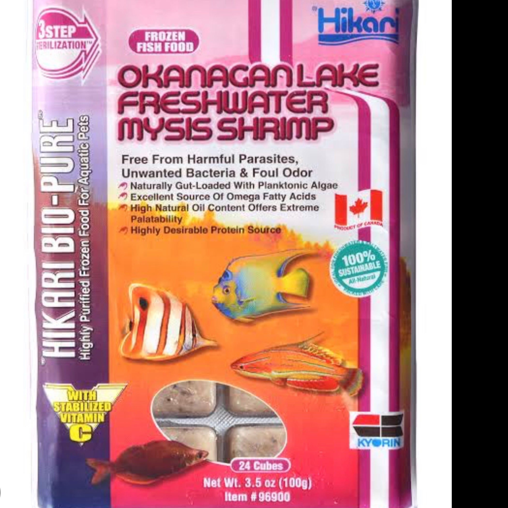 Hikari Frozen Mysis Shrimp 100g — Sydney City Aquarium